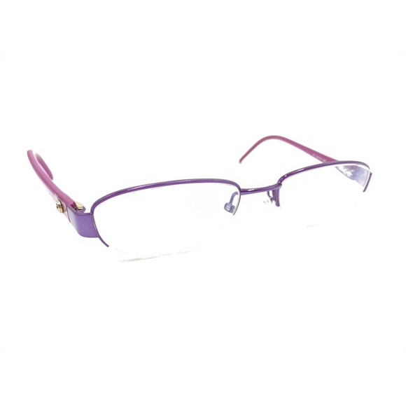 Gucci | Accessories | Gucci Gg 278 Se2 Purple Half Rim Eyeglasses ...